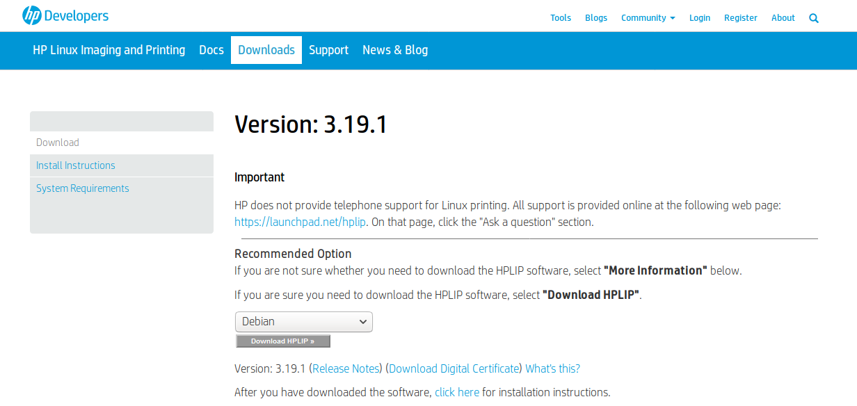 HP printer and scanner on Linux – Edoardo Vignati