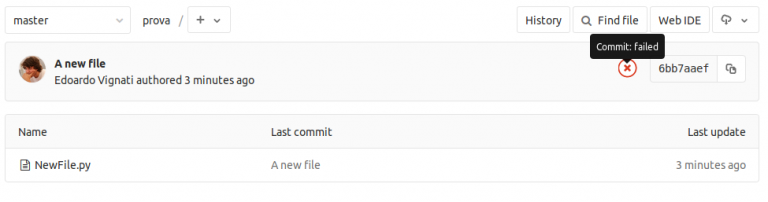 [solved] Commit Failed On Gitlab Disable Or Enable Pipelines Edoardo Vignati